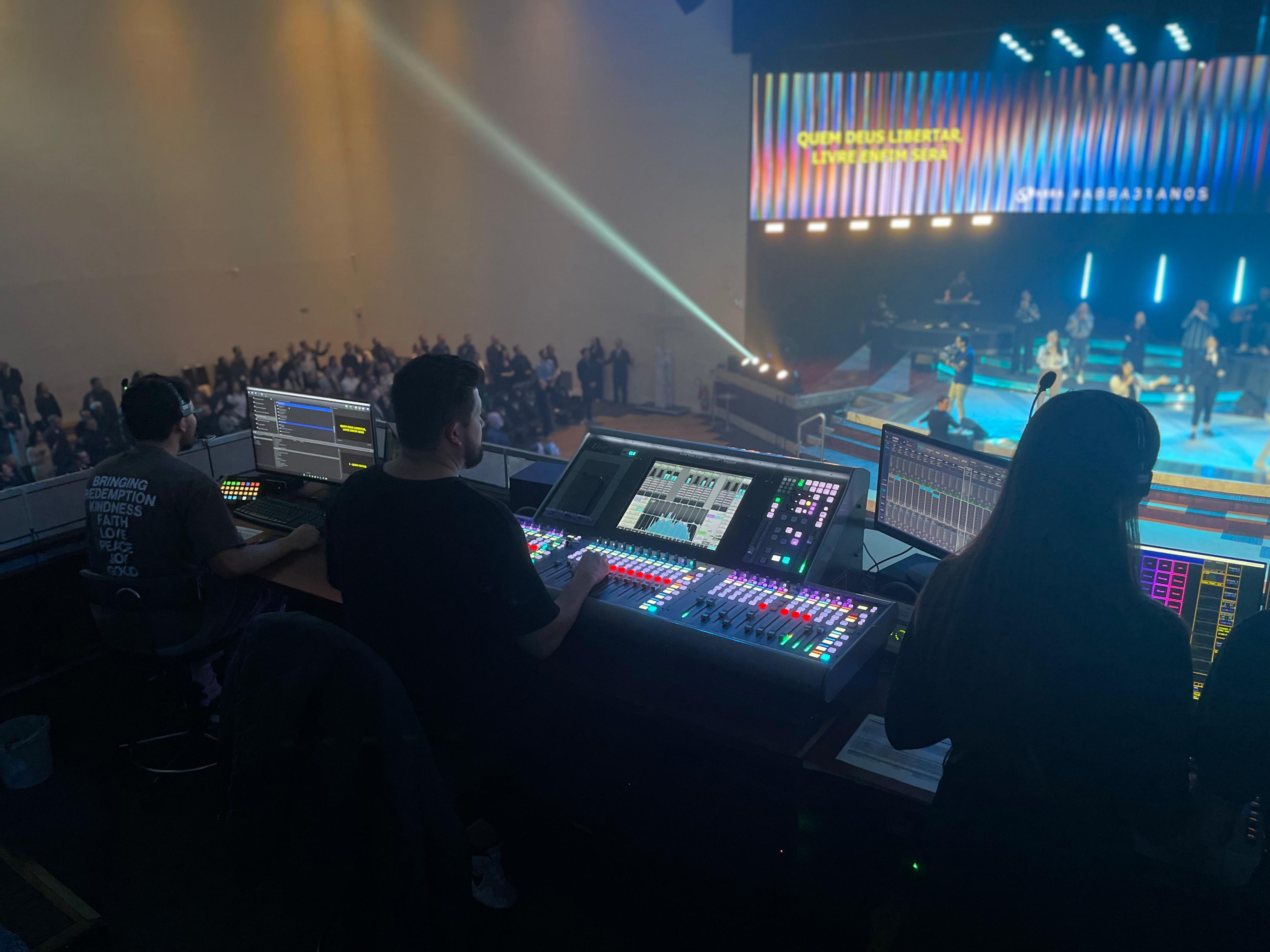 Comunhão Cristã Abba Church in Brazil Implements Solid State Logic SSL Live at both FOH and ...